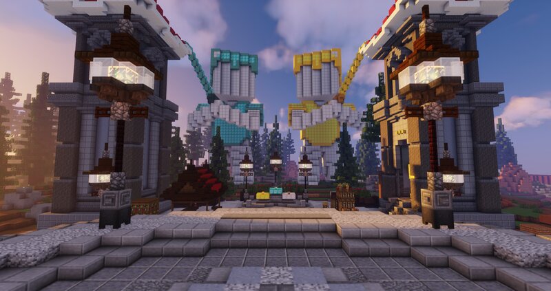 Spawn/Lobby Castle Minecraft Map