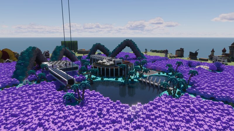 Creative Spawn - Blue Lagoon Minecraft Map