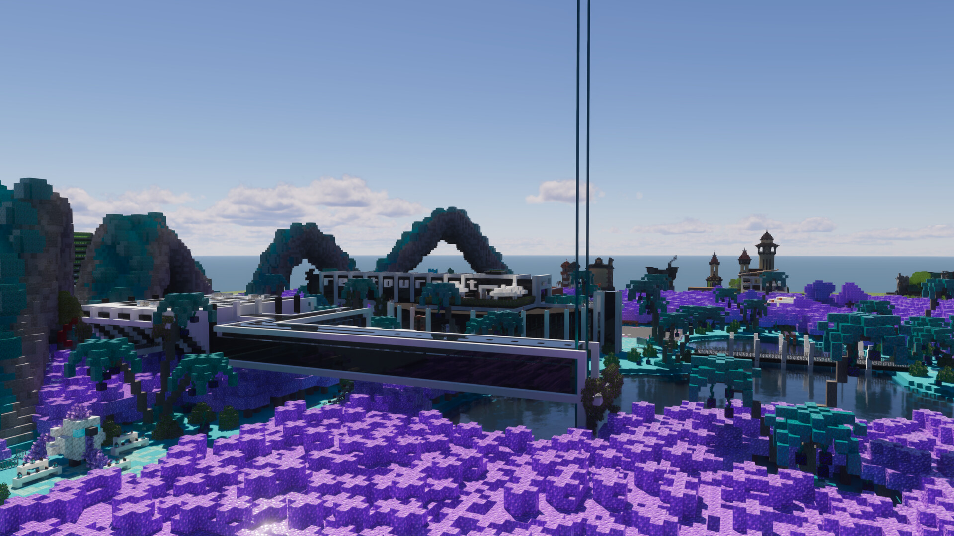 Creative Spawn - Blue Lagoon Minecraft Map