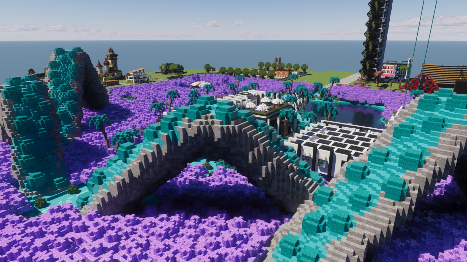 Creative Spawn - Blue Lagoon Minecraft Map