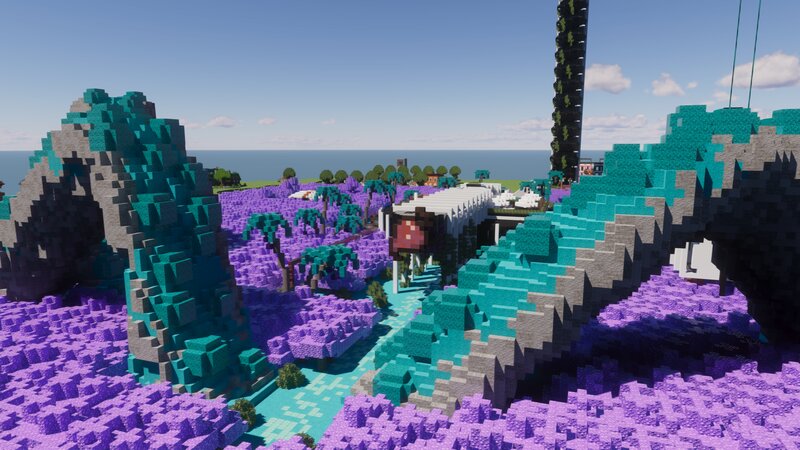 Creative Spawn - Blue Lagoon Minecraft Map