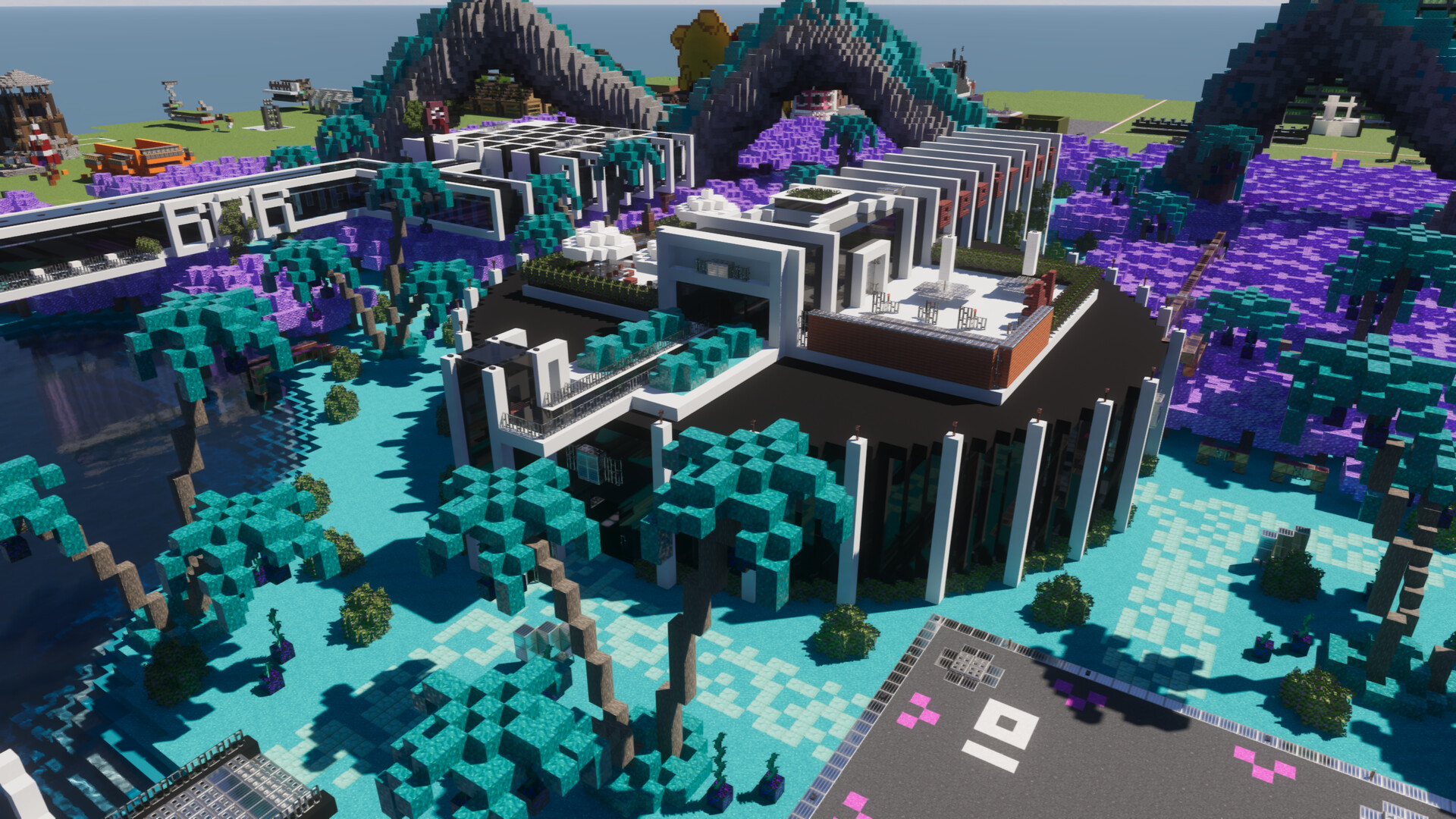 Creative Spawn - Blue Lagoon Minecraft Map