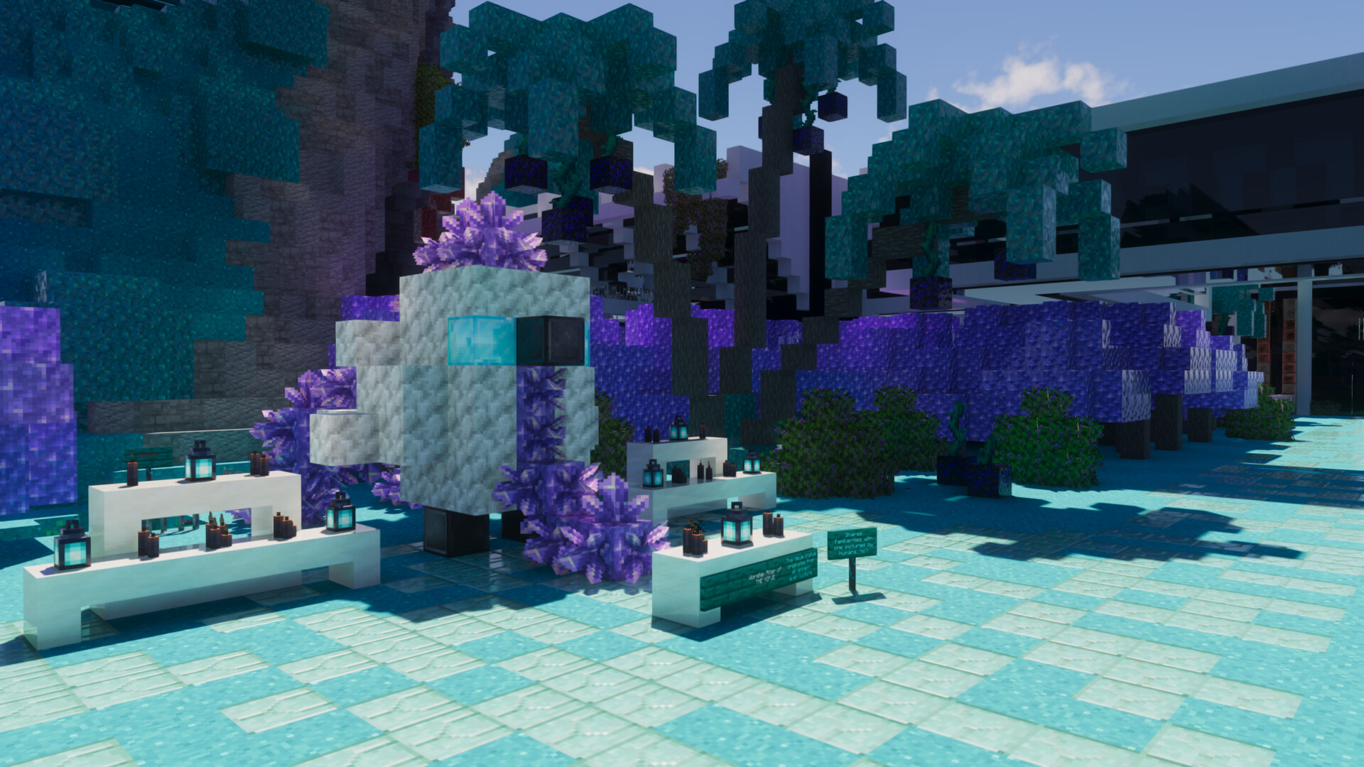 Creative Spawn - Blue Lagoon Minecraft Map