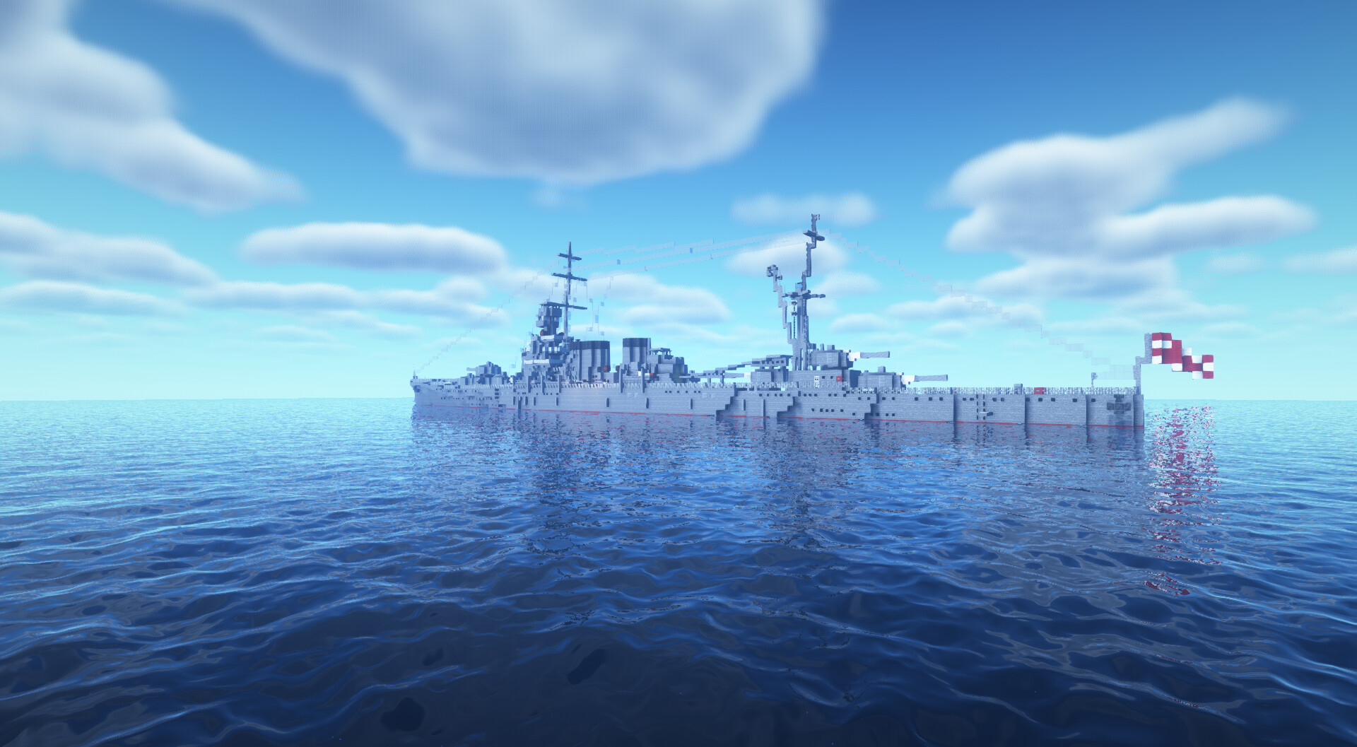 Furutaka-class cruiser 古鷹 (1926) Minecraft Map