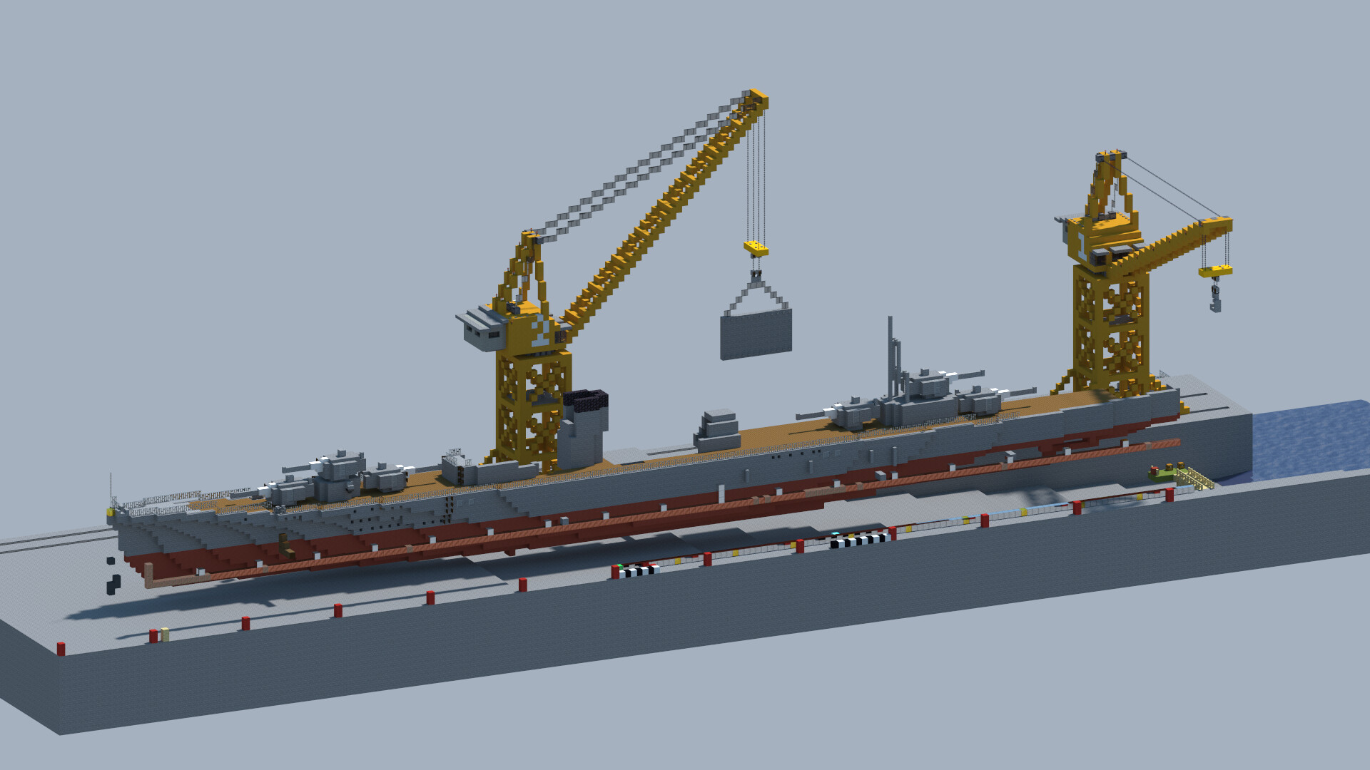 Furutaka-class cruiser 古鷹 (1926) Minecraft Map