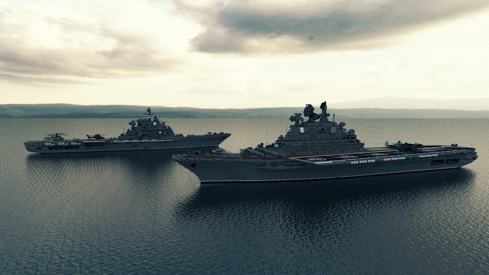 Soviet Navy Aircraft Cruiser - Kiev.2022(remake) + New ship Crimea ...