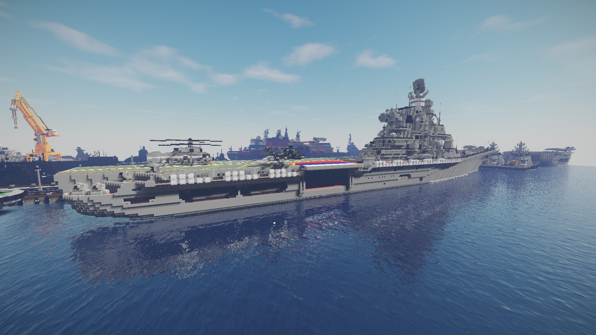 Soviet Navy Aircraft Cruiser - Kiev.2022(remake) + New ship Crimea ...