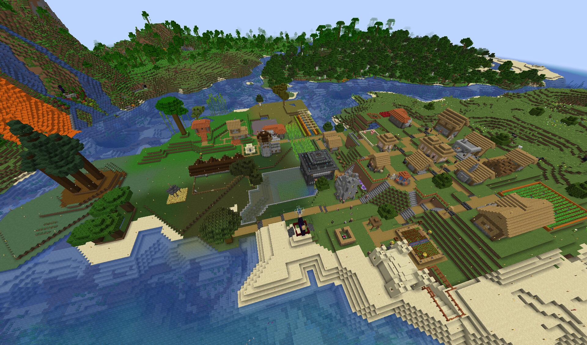 Ocean Village Base Minecraft Map