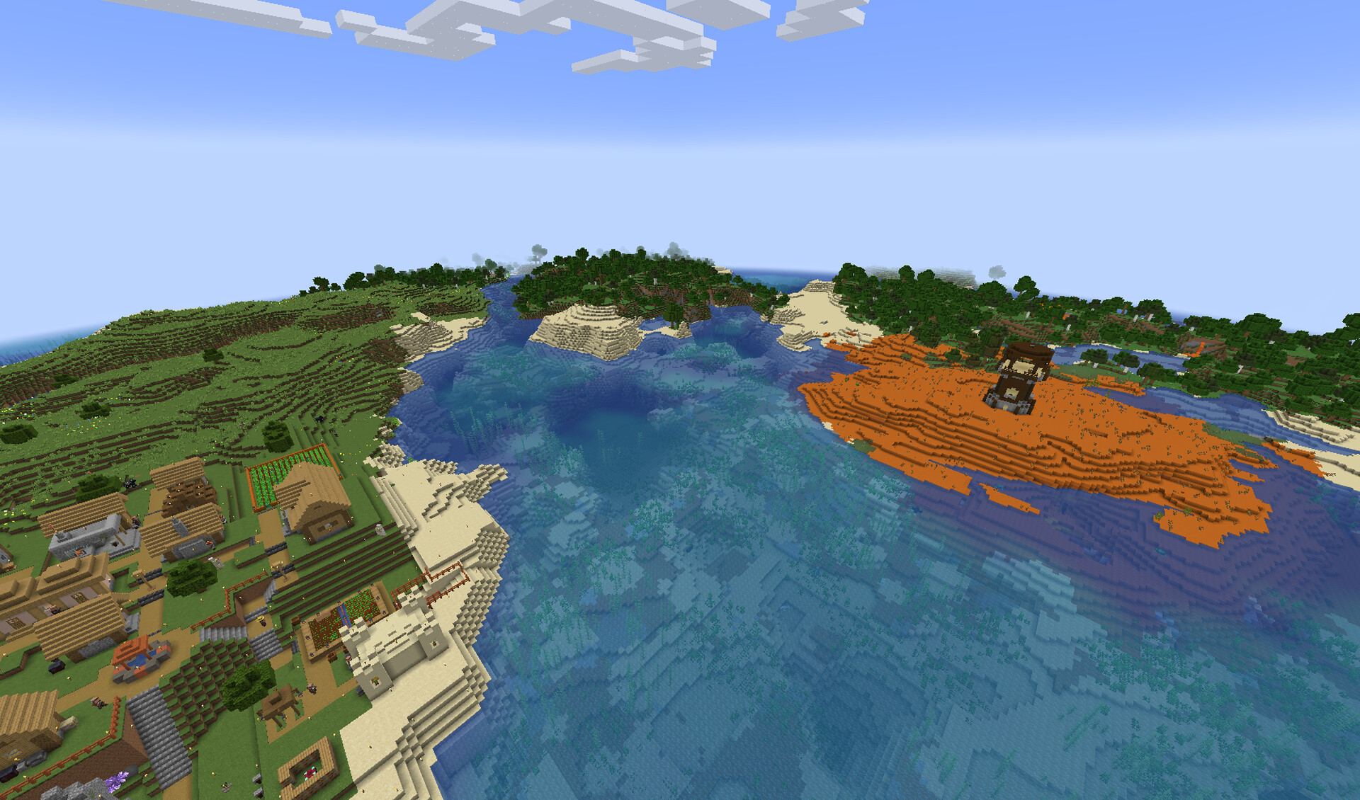 Ocean Village Base Minecraft Map