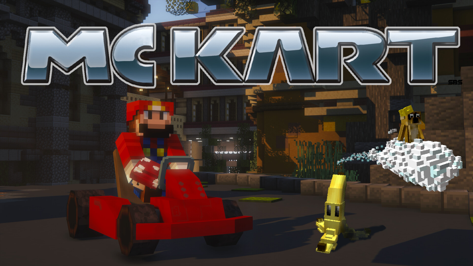Mario Kart in Minecraft! | 1.19 Minecraft Map