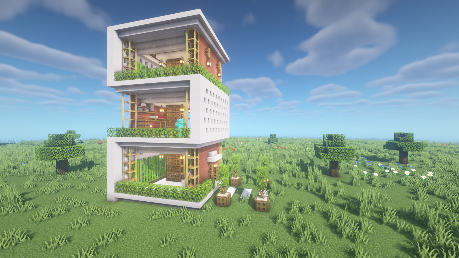 Minecraft Small Modern Mansion Minecraft Map