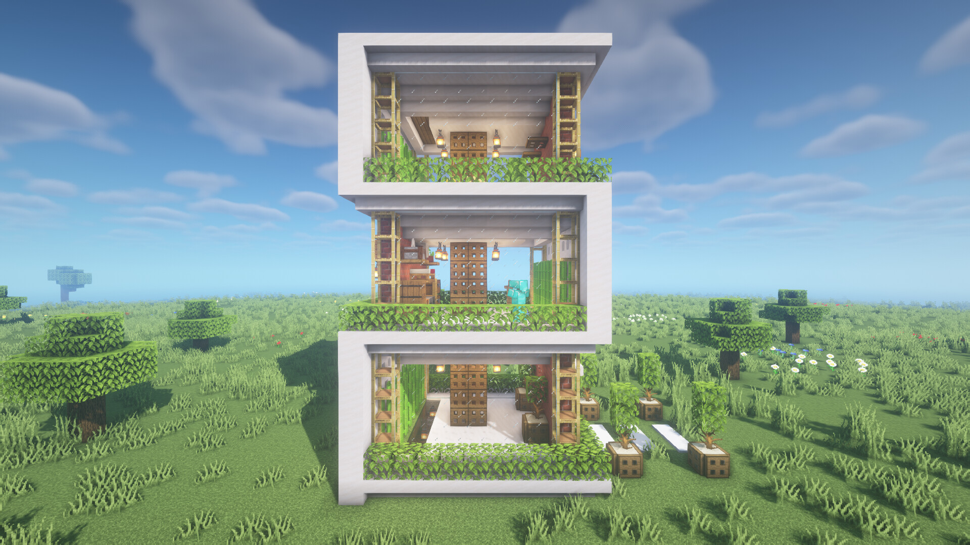 Minecraft Small Modern Mansion Minecraft Map