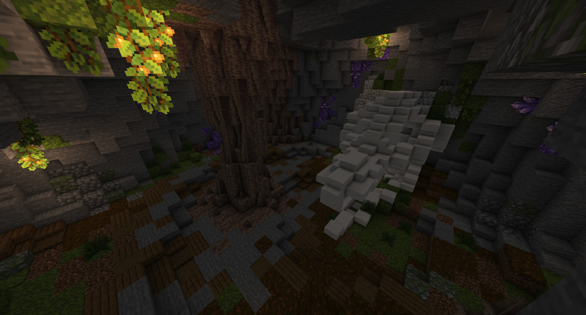 Fallen Dragon Cave Minecraft Map