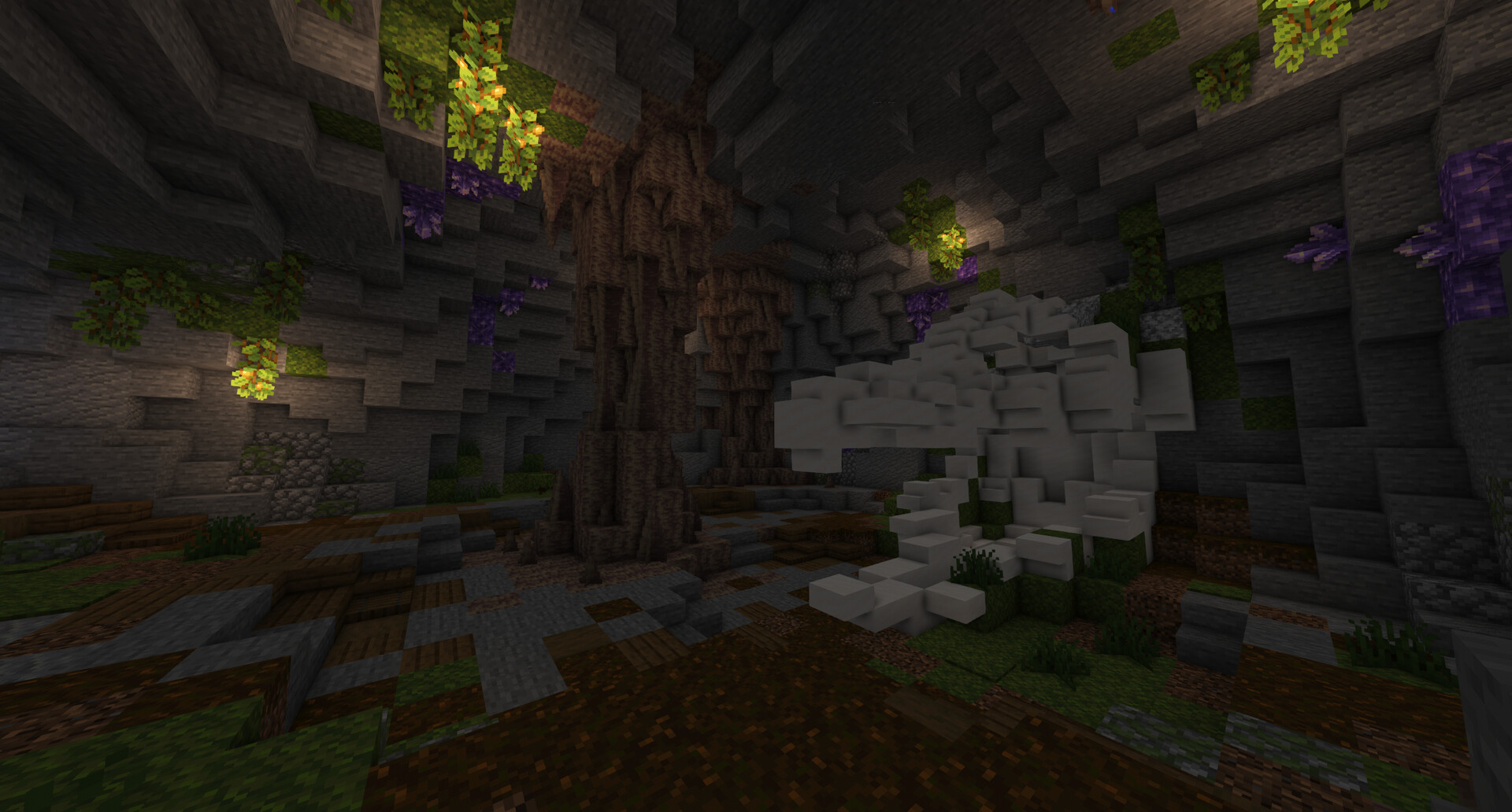 Fallen Dragon Cave Minecraft Map