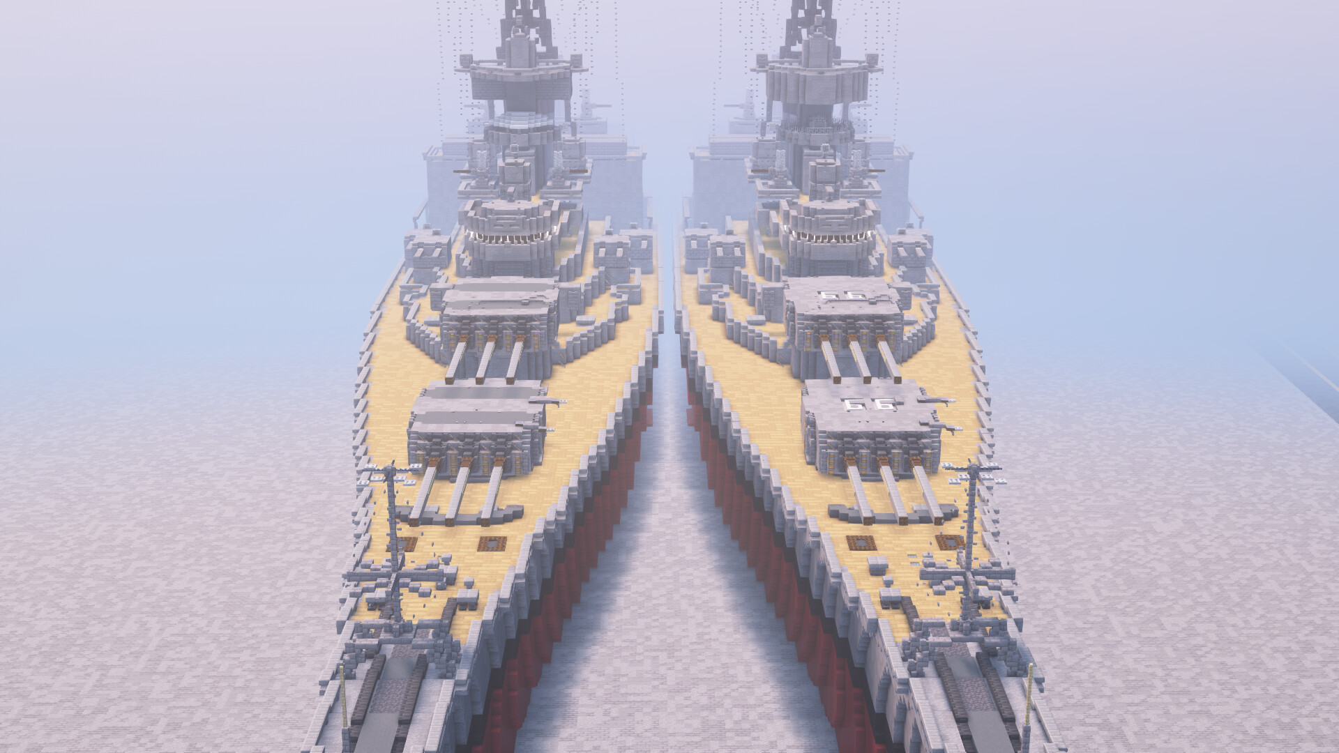 USS Iowa (BB-61) cold war era Minecraft Map
