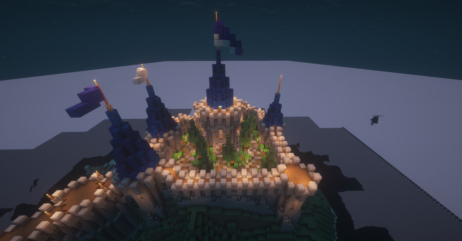 Island Fantasy Castle Minecraft Map