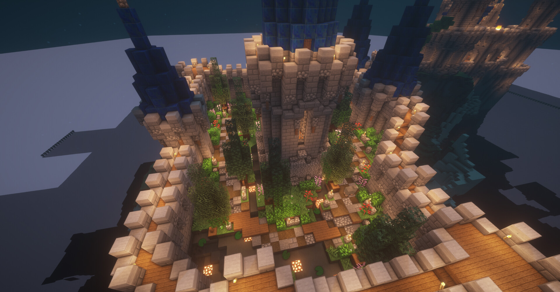 Island Fantasy Castle Minecraft Map