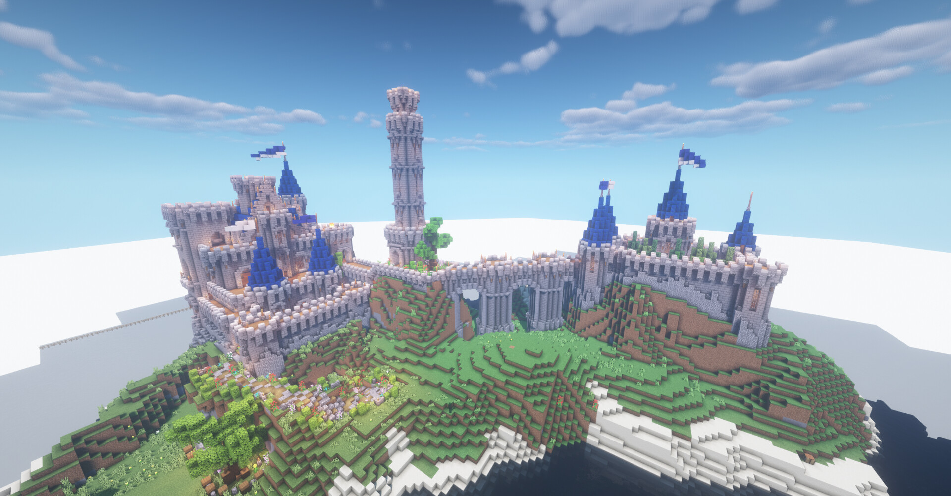 Island Fantasy Castle Minecraft Map