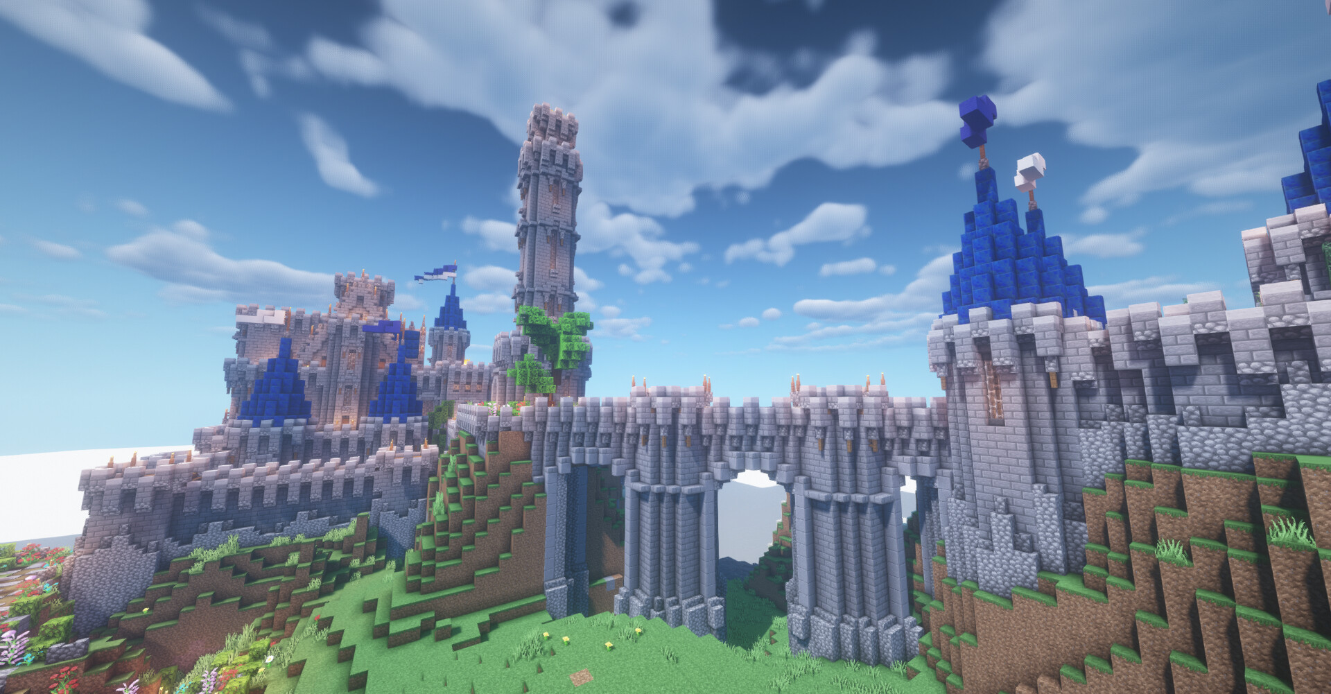 Island Fantasy Castle Minecraft Map