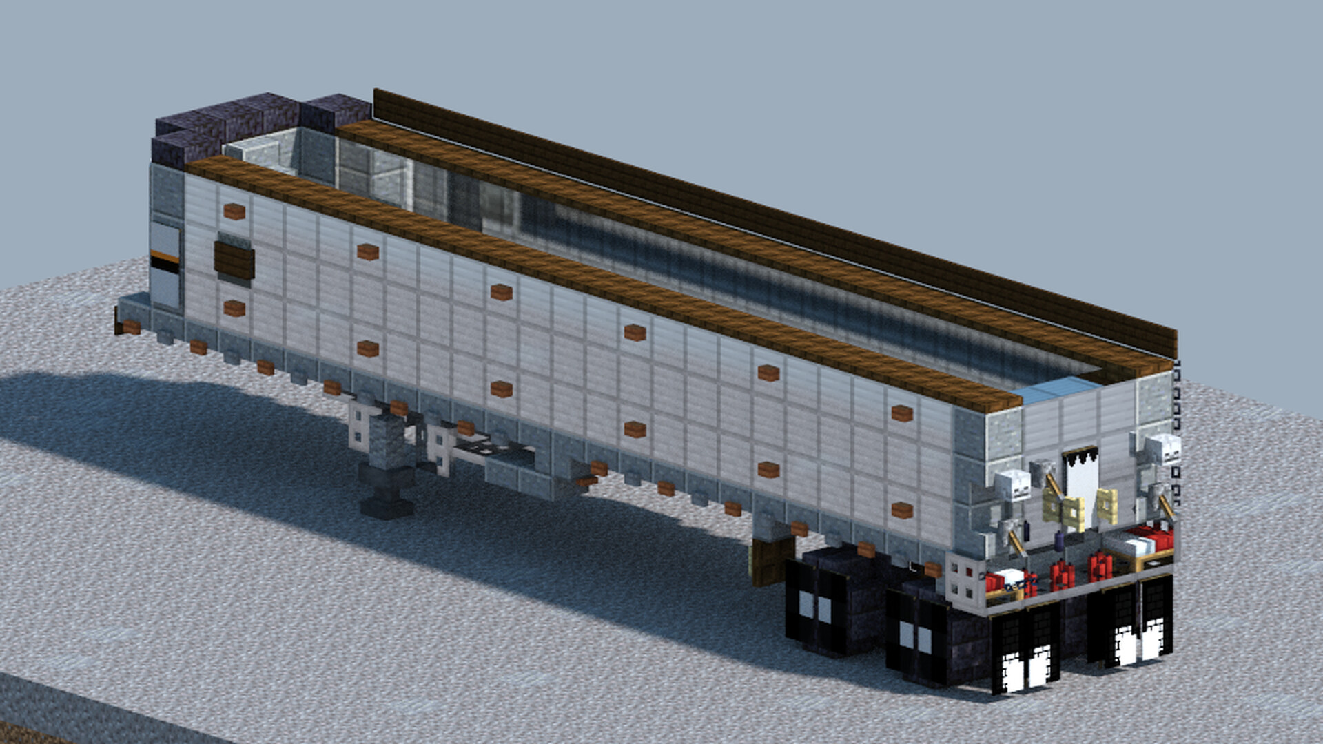 East, Genesis frameless dump trailer [With Download] Minecraft Map