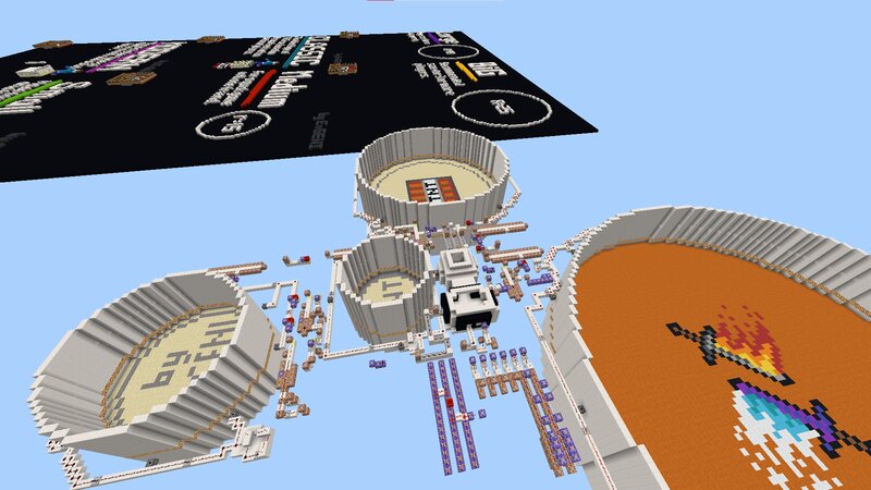 TNT run [Language update] Minecraft Map