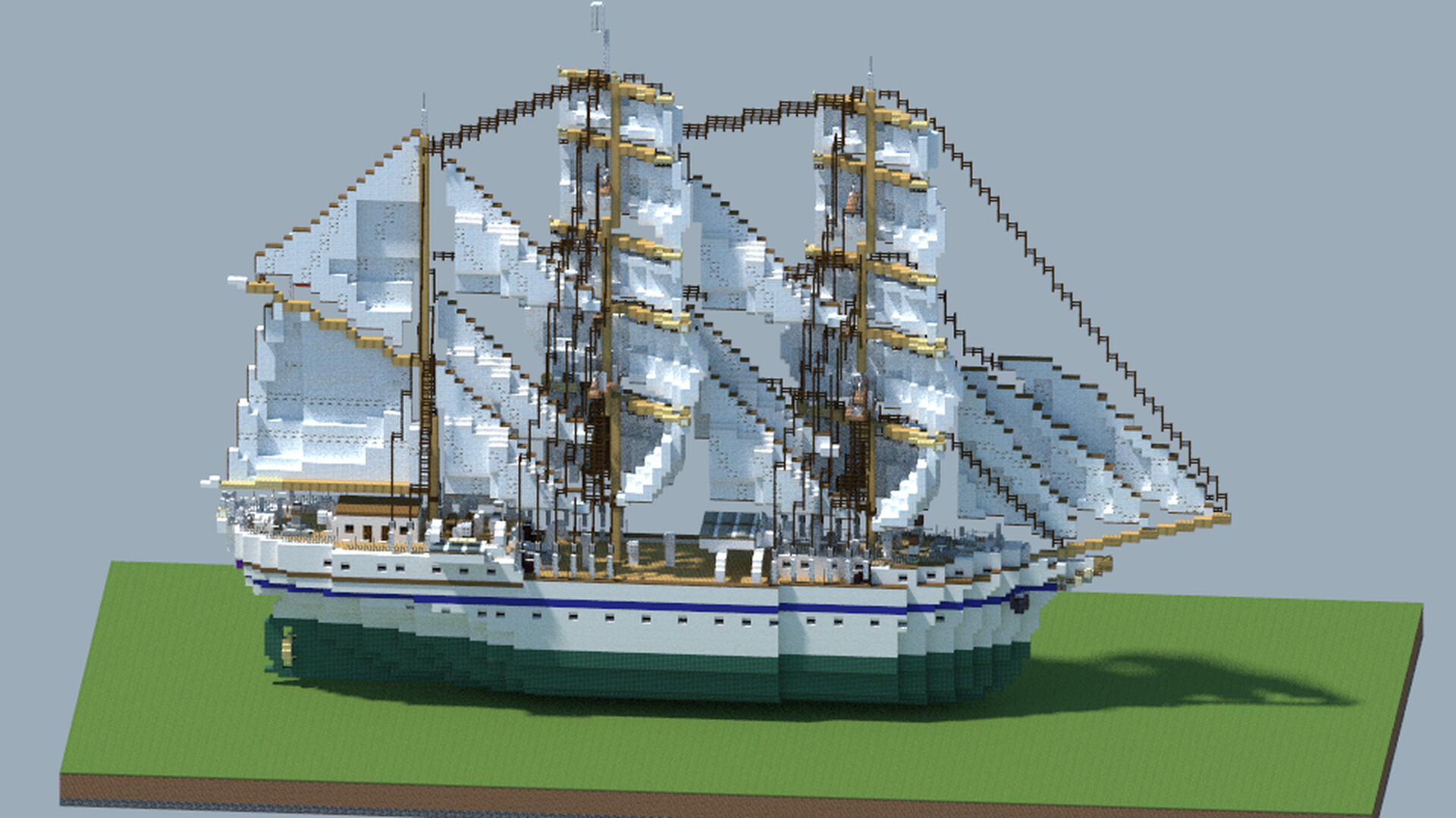 Gorch Fock, Navy training vessel [With Download] Minecraft Map
