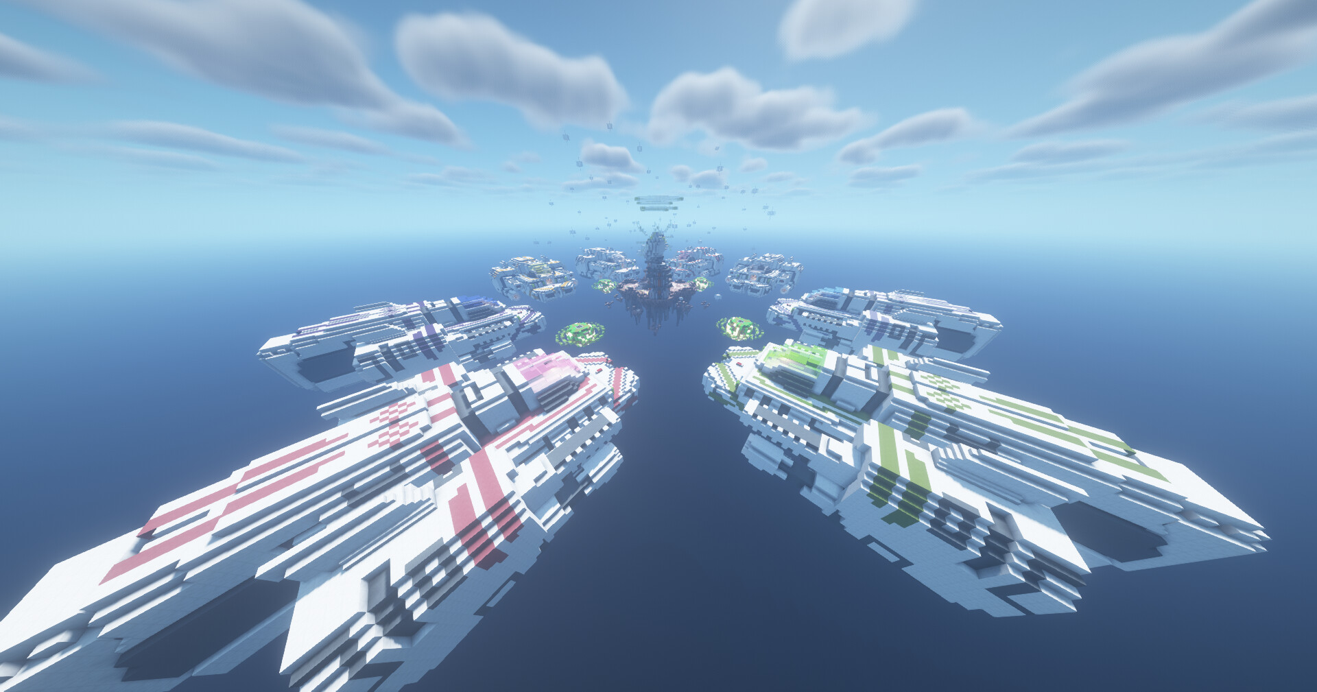 ⭐ EXCLUSIVE ⭐ Qool Space BedWars - AliensBuilds 🚀 Minecraft Map