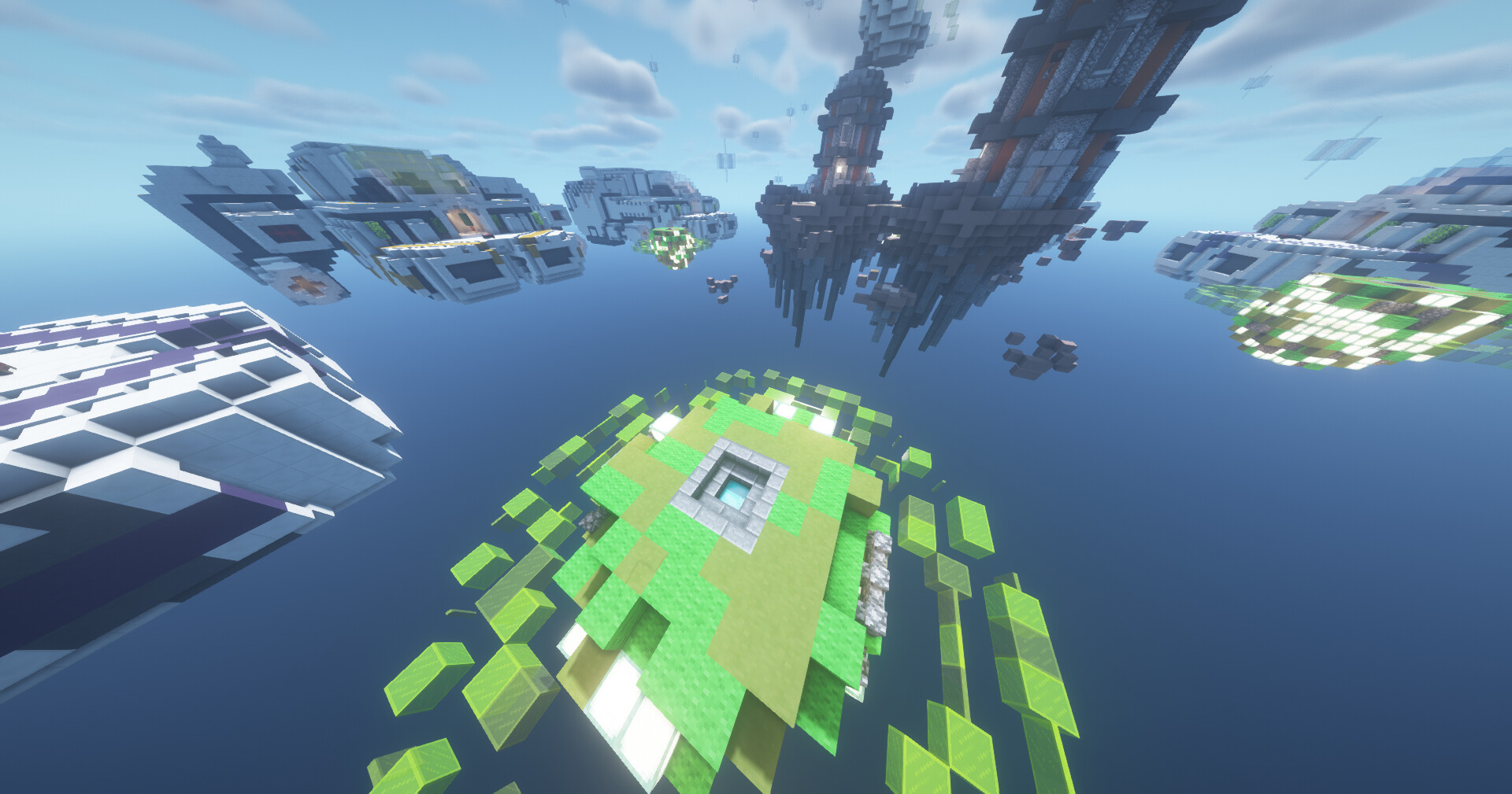 ⭐ EXCLUSIVE ⭐ Qool Space BedWars - AliensBuilds 🚀 Minecraft Map