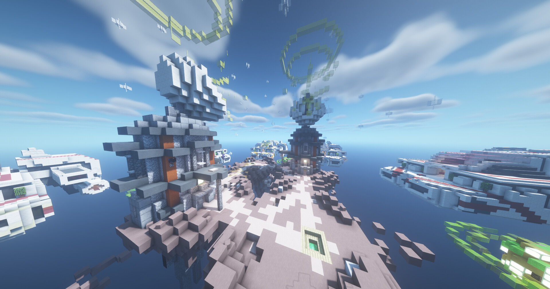 ⭐ EXCLUSIVE ⭐ Qool Space BedWars - AliensBuilds 🚀 Minecraft Map