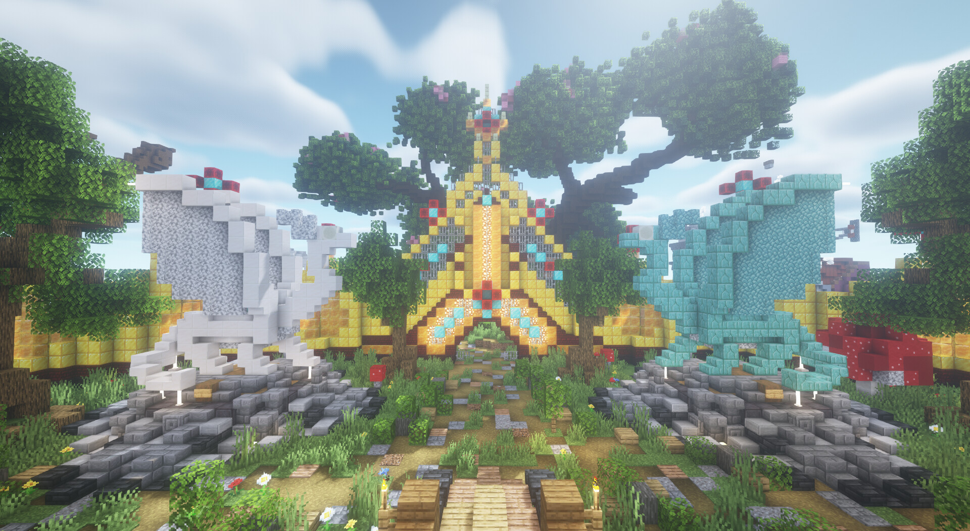 NEW Contests Build World (Showcase Aug. 2022) No download. Minecraft Map