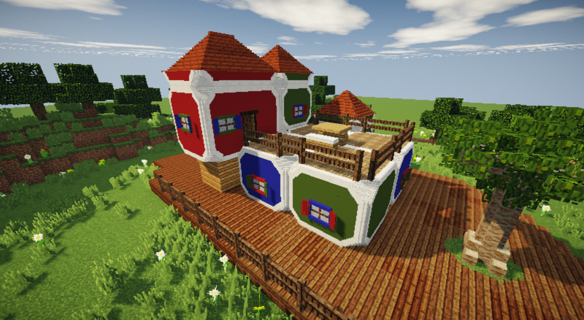 Zelda breath of the wild house: Tarrey Town house Minecraft Map