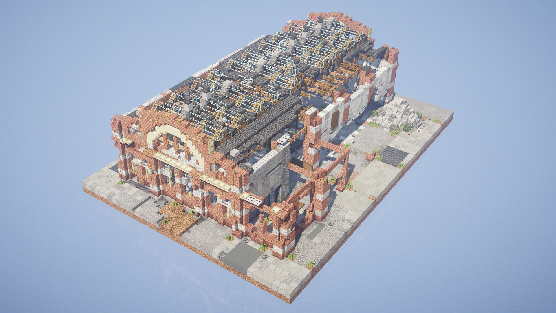 Abandoned factory early 1900's Minecraft Map