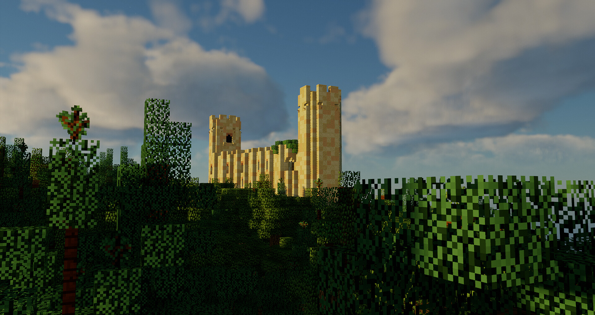 Andlau Castle - Château du Haut Andlau (Alsace) Minecraft Map
