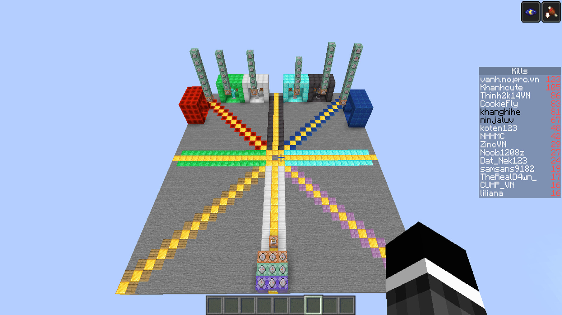 KitPvP:RainBow Minecraft Map