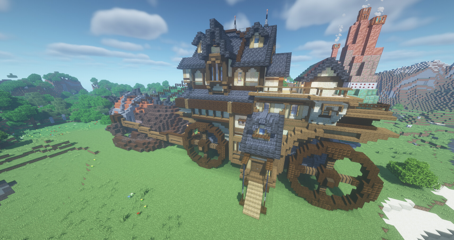 Big wagon house (World Download) Minecraft Map