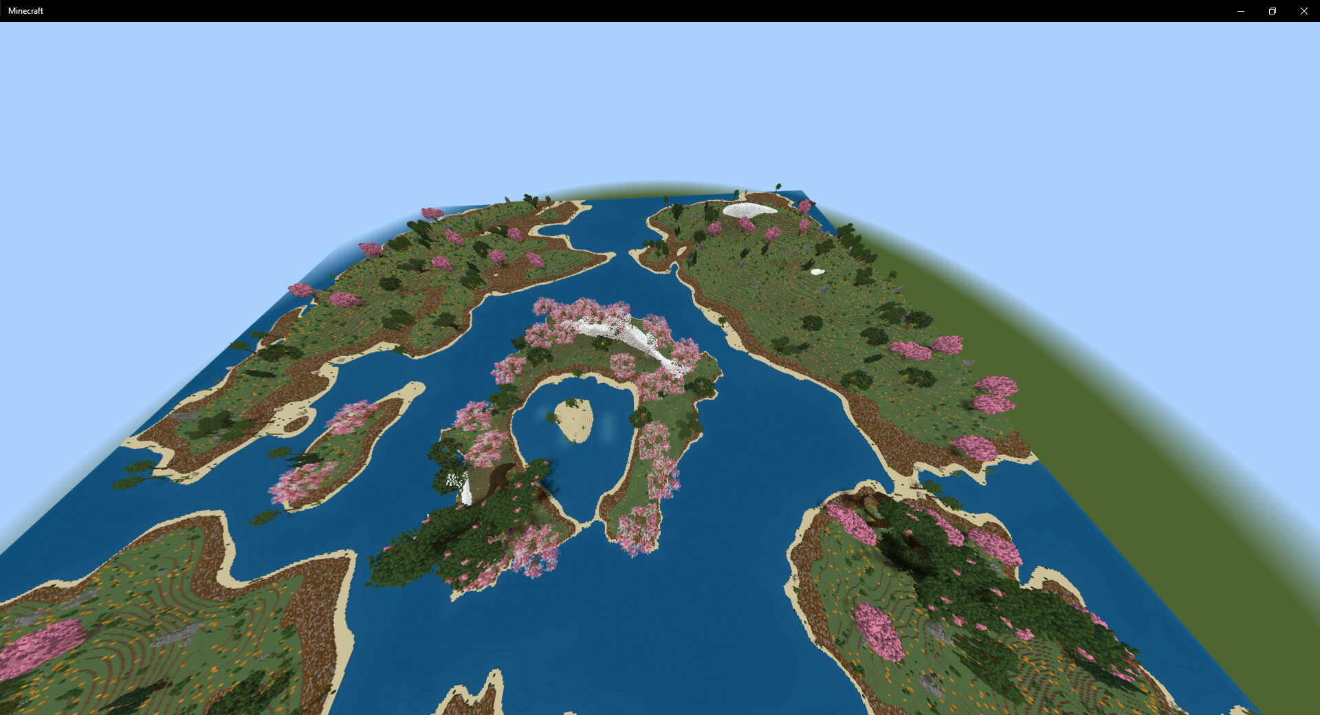 Custom 1000x1000 Warzone For Bedrock Minecraft Map