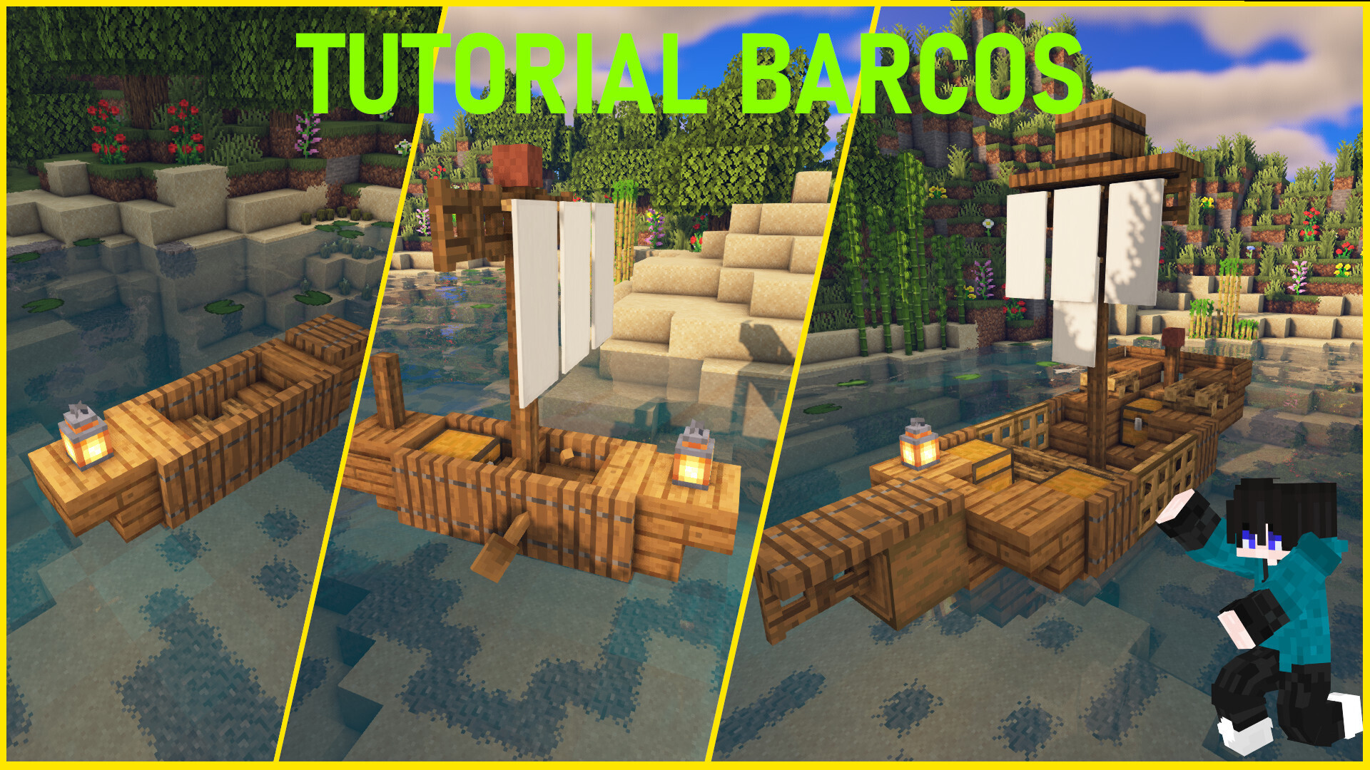 Barcos / Ships - BEDROCK EDITION Minecraft Map