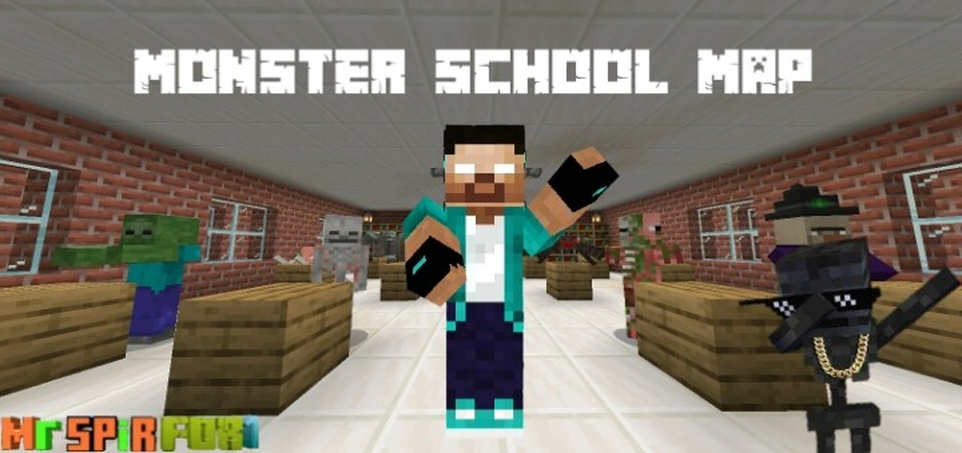 Monster School Map Minecraft Map
