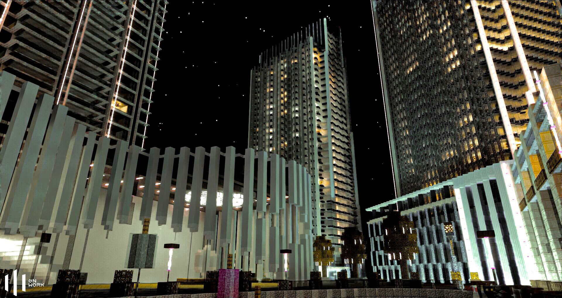 Minecraft: Modern shopping street (Beta version) Minecraft Map