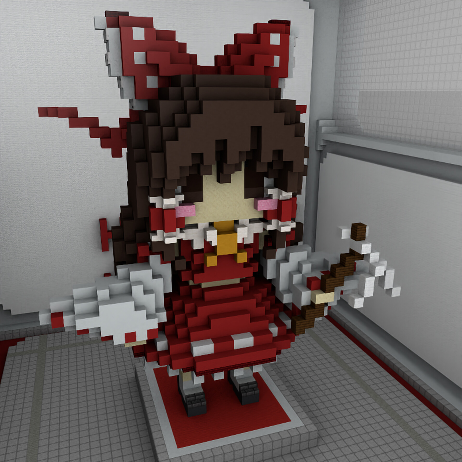 MSC 014 Nendoroid Figurine （Touhou Reimu）博麗霊夢 [New Design] Minecraft Map