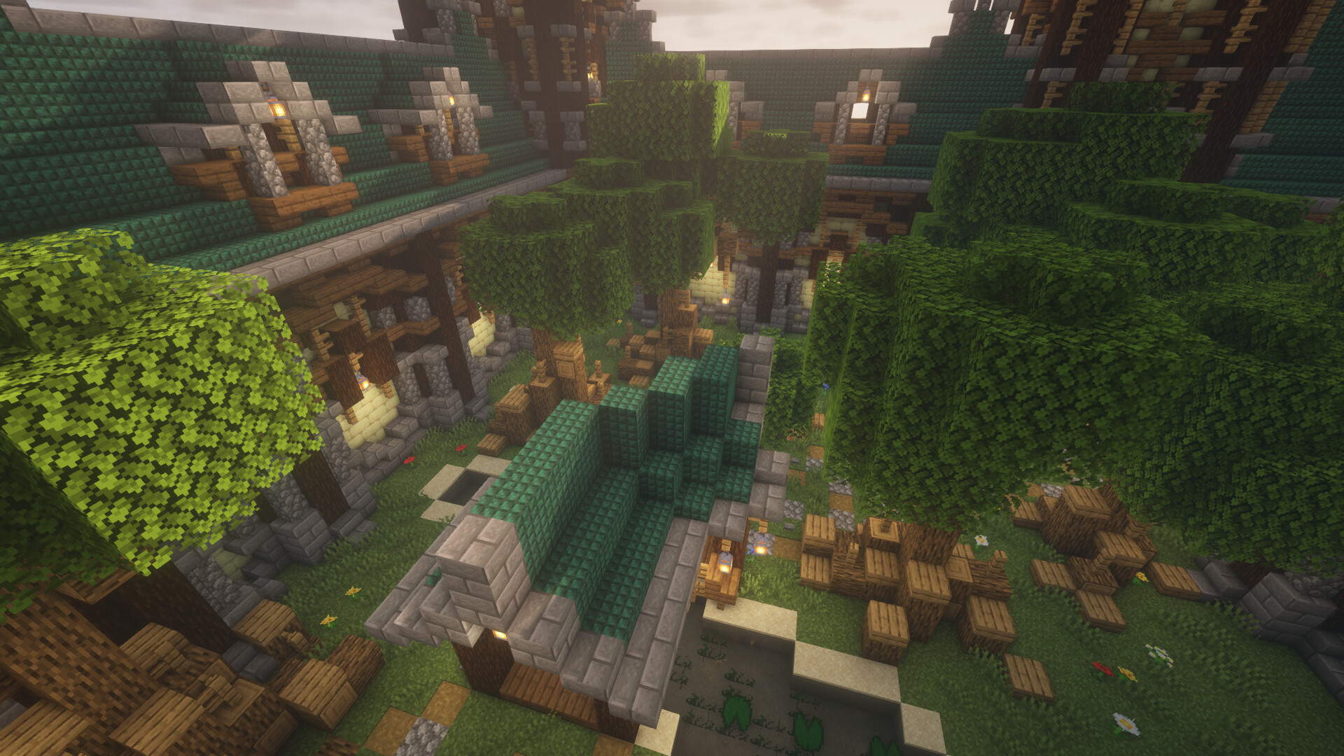 Elven castle Minecraft Map