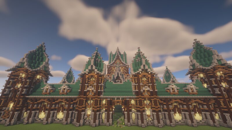 Elven castle Minecraft Map
