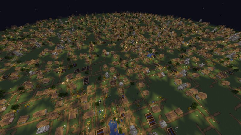 Mega Village Minecraft Map