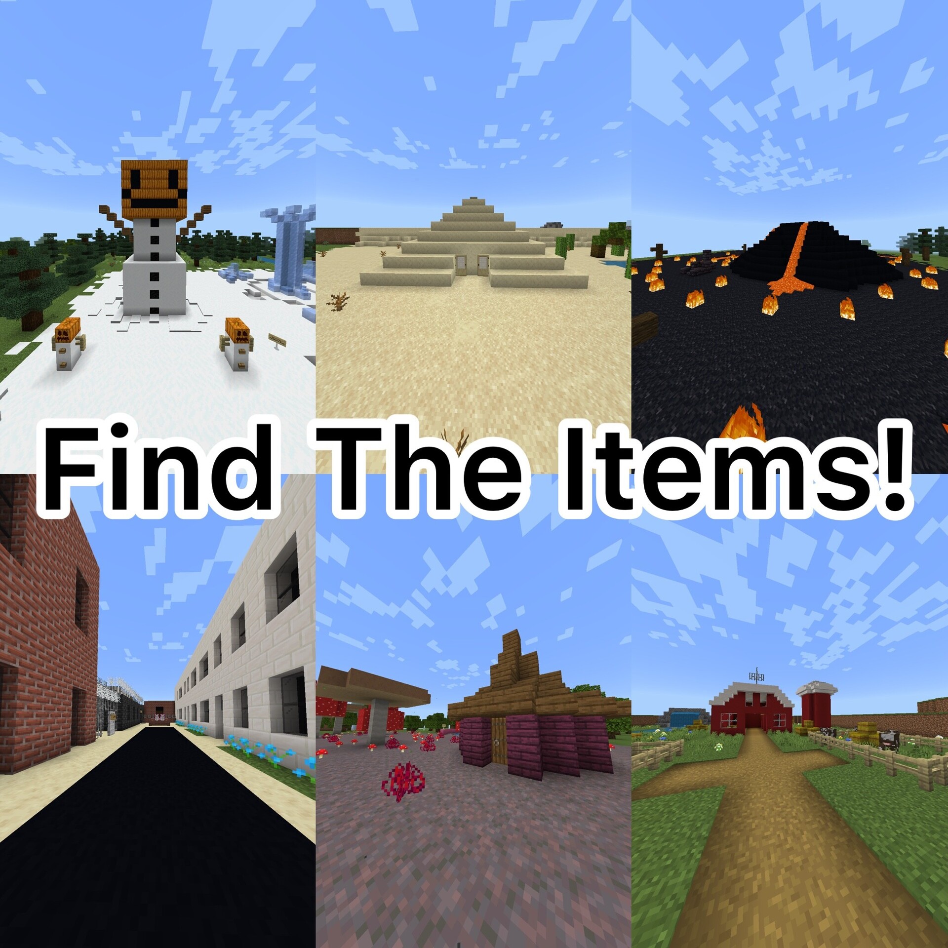 Minecraft Find the Items Minecraft Map