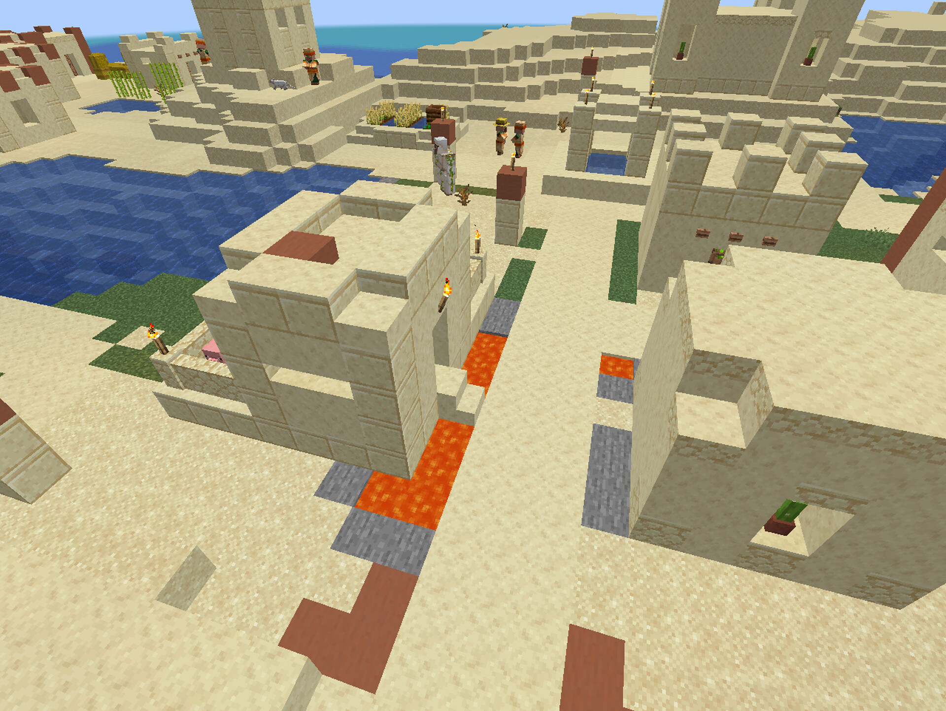 Interesting seed that I got randomly for a mod check Minecraft Map