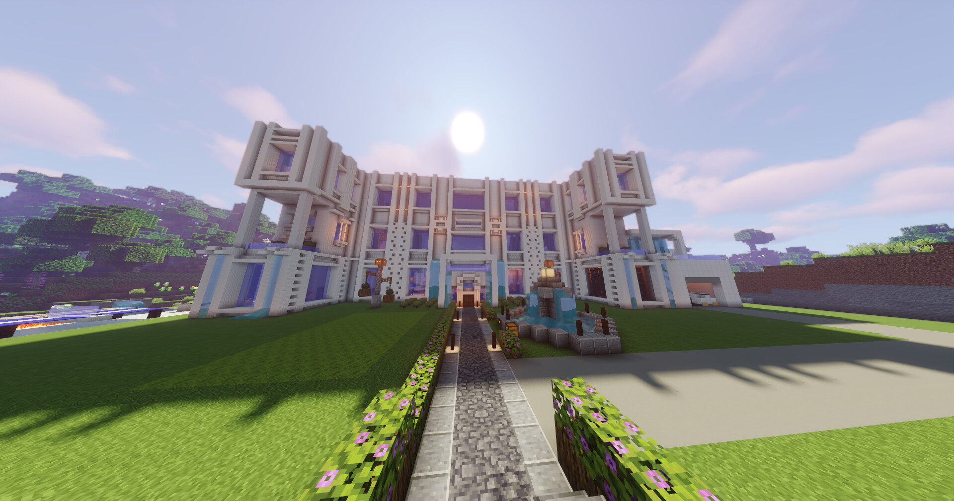 Lakeside mansion Minecraft Map
