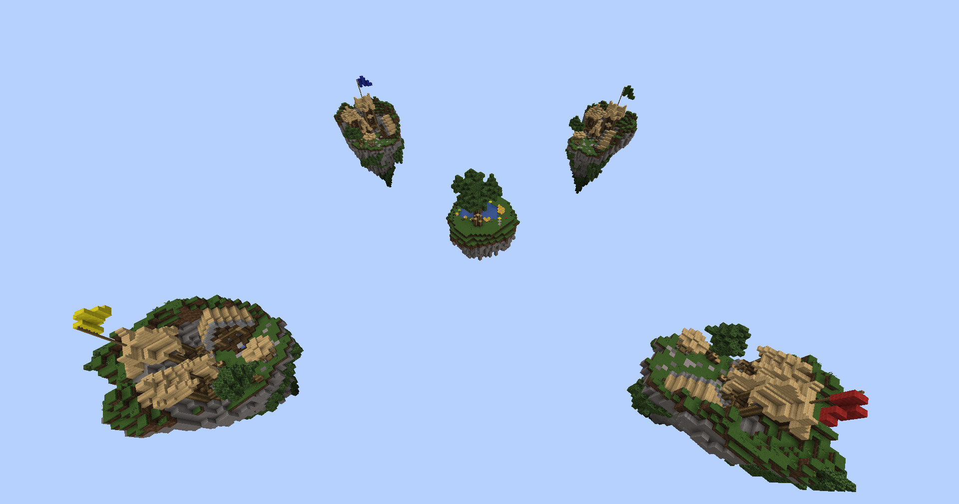 BedWars Map "Bridges" Minecraft Map