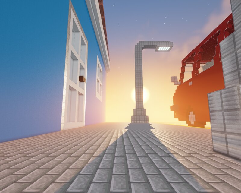 The Big Street Minecraft Map