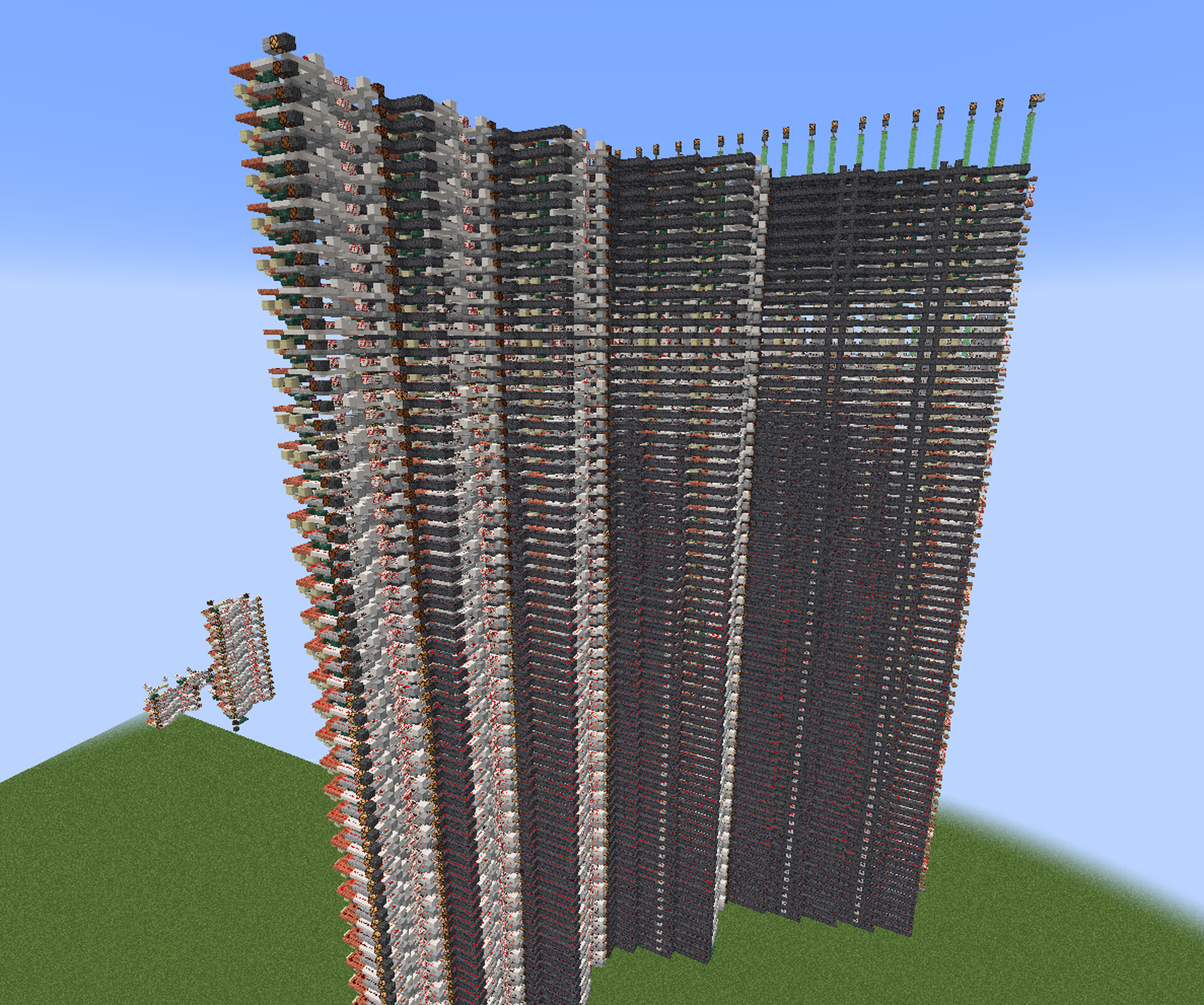 32x32bit redstone multiplier Minecraft Map
