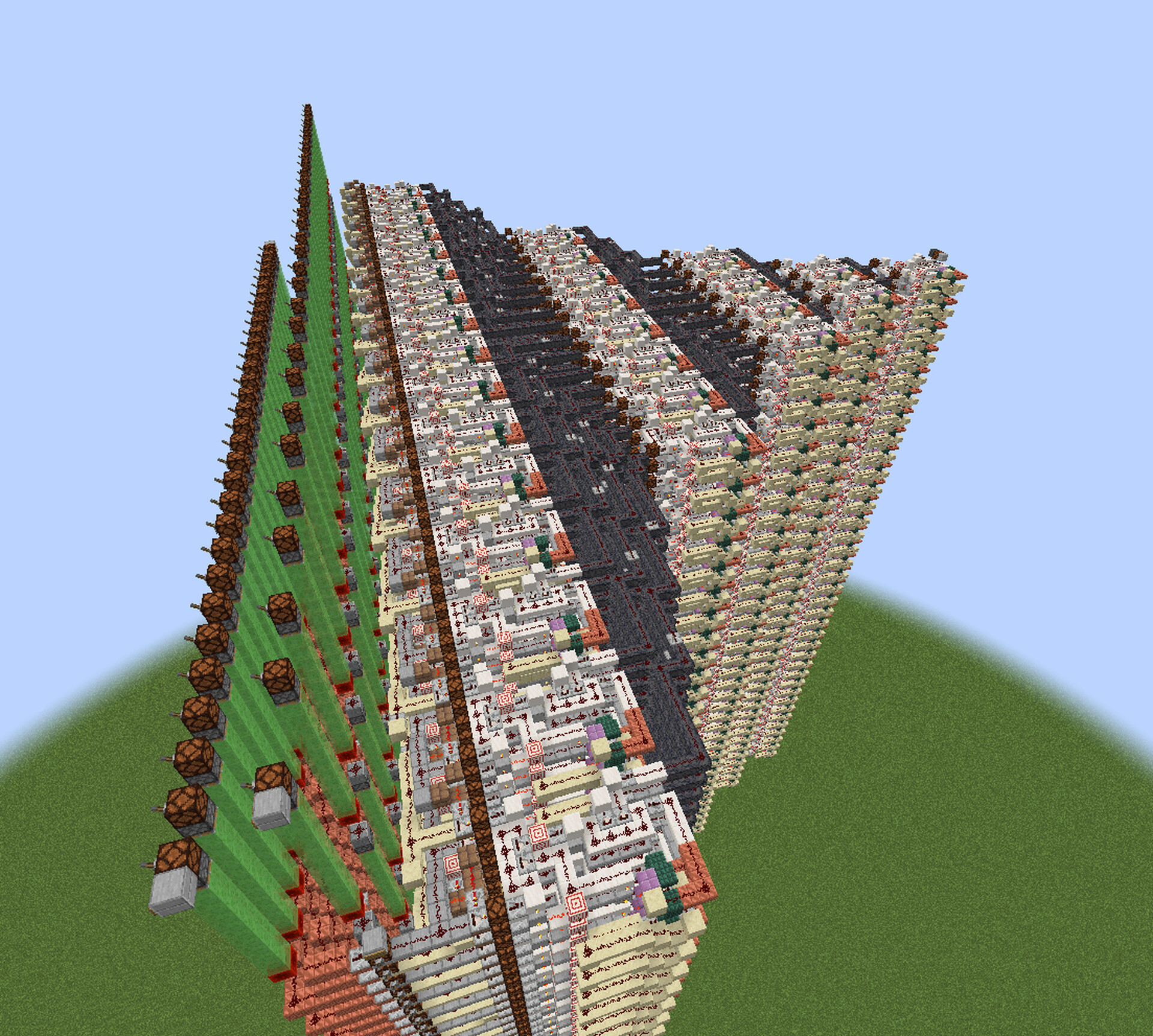 32x32bit redstone multiplier Minecraft Map